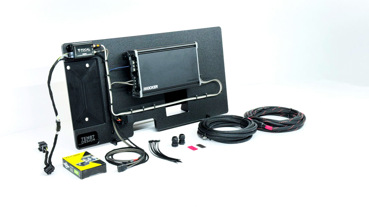 Kicker Loaded Subwoofer 1200wrms Amplifier Rack for 2019+ GMC/Chevy BO ...